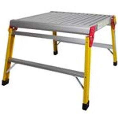 Shop Excel Fibreglass Work Bench Platform Heavy Duty Folding Hop Up