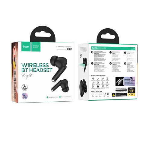 Hoco EQ2 Thought True Wireless BT Headset Hoco BD