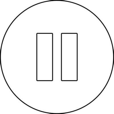 Pause Button Vector Art Icons And Graphics For Free Download