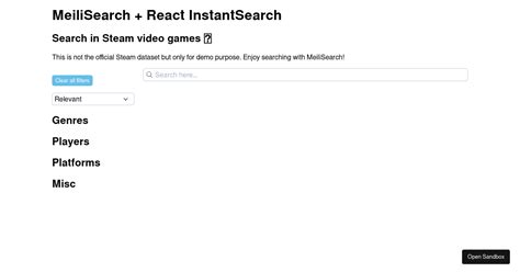 React Instantsearch Dom Examples Codesandbox