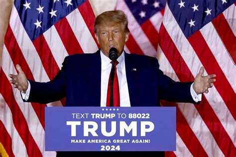Americas Comeback Starts Right Now Donald Trump Declares His 2024