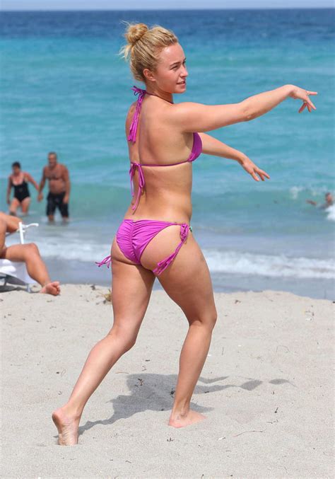 Hayden Panettieres Beautiful Tight Bum In A Pink Bikini 9gag