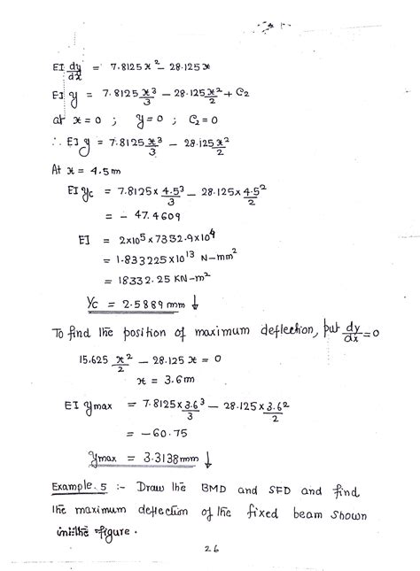 Solution Structural Analysis Notes Ktu Studypool