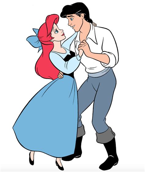 Prince Eric And Ariel Dancing