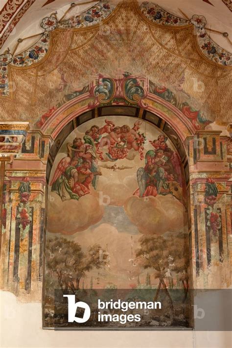 Image Of Parish Church Iglesia De San Agustín Interior A Chapel Wall