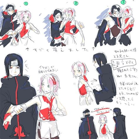 Itachi And Sakura Naruto Shippuden Anime Sakura And Sasuke Anime Naruto