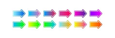 Gradient Right Arrow Button Vector Illustration Desing 34996955 Vector Art At Vecteezy