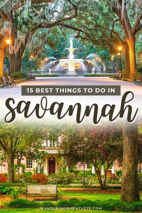 Savannah Attractions Artofit