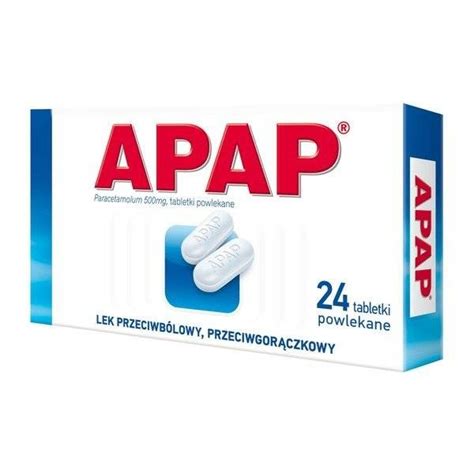 Apap 24 Tabletki Leki I Suplementy Ból Ból Głowy I Migrena Leki