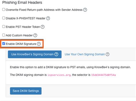 KnowBe4 SPF And DKIM Setup