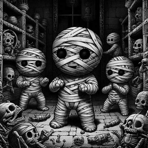 Image For Engraving Chibi Mummy 1 Hell Factory Custom
