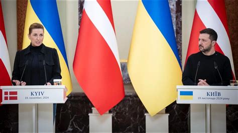 Спілкування Володимира Зеленського та Метте Фредеріксен із представниками ЗМІ 19 11 2024 Youtube