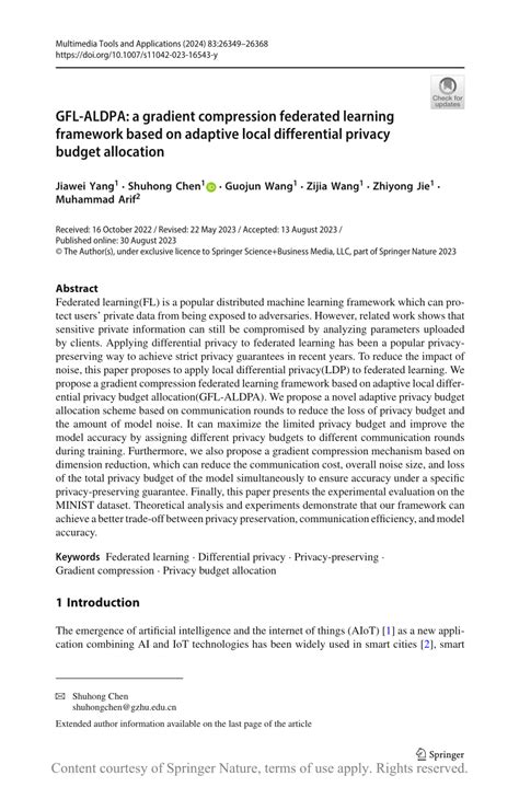 Gfl Aldpa A Gradient Compression Federated Learning Framework Based On