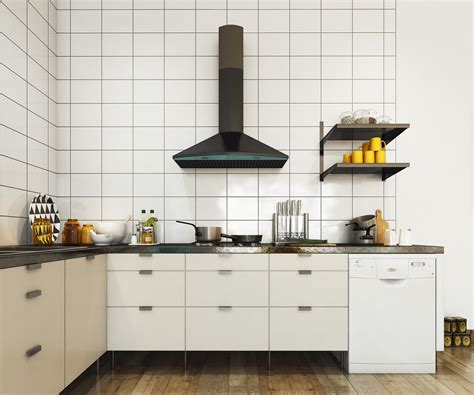 Living Kitchen Visualisation On Behance