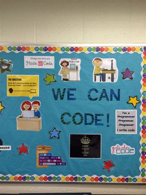 image result for coding bulletin board ideas computer lab technology