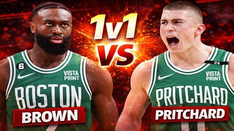 Jaylen Brown Vs Payton Pritchard 1v1 This Got Ugly Fast Youtube
