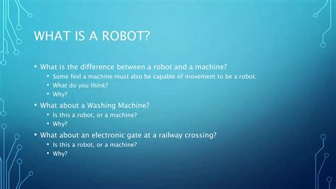 Lesson1 What Is A Robotpptx Robotics Technology And Computing