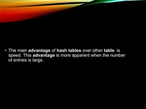 Hashing And Hashtable Application Of Hashing Advantages Of Hashing