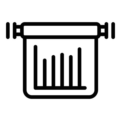 Wall Graph Icon Outline Style 15909016 Vector Art At Vecteezy