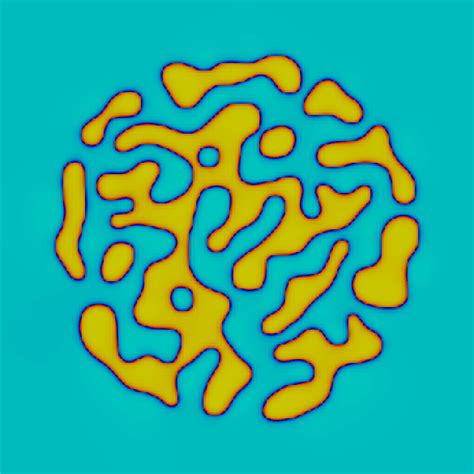Evolution Of Spinodal Decomposition With Thin Interface Left To Right