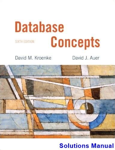 Solutions Manual For Fundamentals Of Database Systems Th Edition By Elmasri