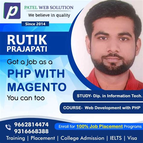 Patel Web Solution On Linkedin Placement Trainingcenter