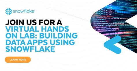 snowflake on linkedin virtual hands on lab building data