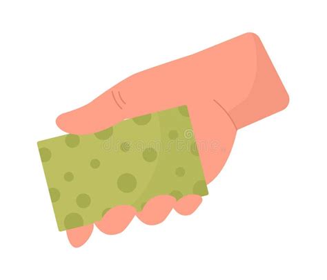 Hand With Sponge Stock Vector Illustration Of Cleaner 277952135
