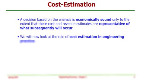 Solution Engineering Economics Chapter 3 Cost Estimation Techniques