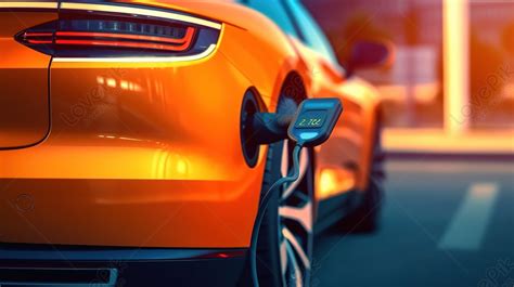 최신 전기 자동차 충전 충전 포트에 연결된 Ev의 놀라운 3d 렌더링 충전 배경 연결 배경 자동 배경 이미지 Hd 충전 연결 자동 배경 사진 무료 다운로드