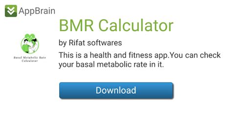 Bmr Calculator For Android Free App Download
