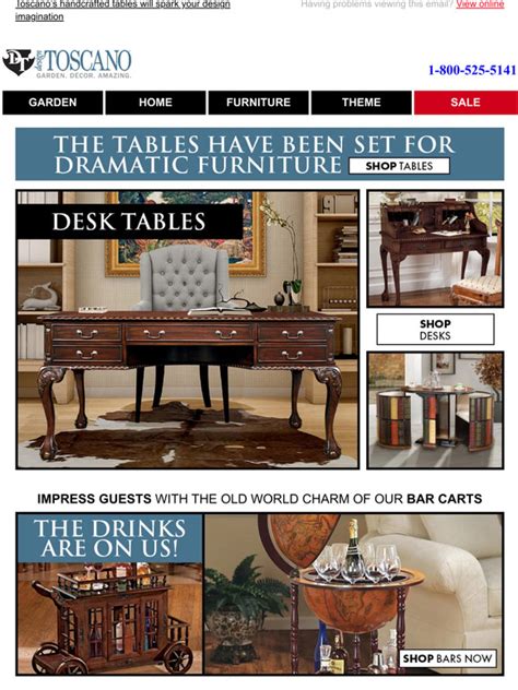 Design Toscano Table And Desk Designs That Dazzle The Senses Shop