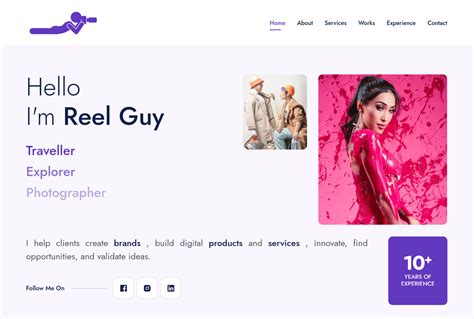 GitHub Yuvraj Timalsina Reel Guy HTML Template For Photography Website