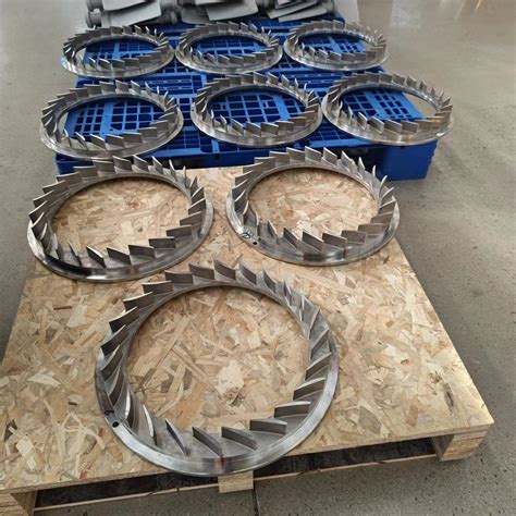 Precision Casting Part Diffuser Of Car And Truck Turbocharger Metal Mold Aluminum Alloy And