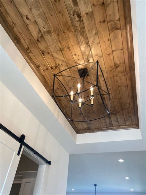 Wooden Accent Ceiling For Entry Accent Ceiling Ceiling Lights Ceiling