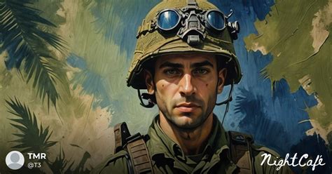 Handsome Israeli Soldier With Rifle Detailed Digi Ai Art