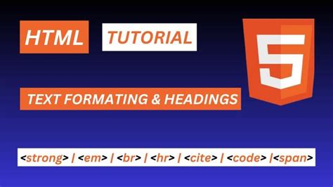 04 Mastering Text And Headings In Html Introduction To Html For Patrick Odida