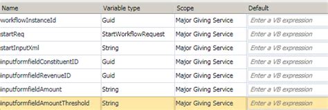 Exercise 6 Bringing The Input Parameters Into The Workflow