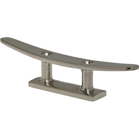 Flat Cleat 150mm With Base Plate Ss316 Kuipers Nautic Kuipers Nautic