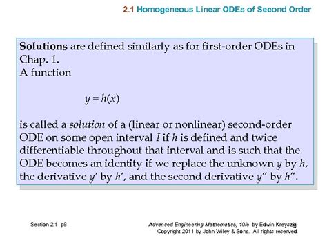 Part A Ordinary Differential Equations Odes Part A