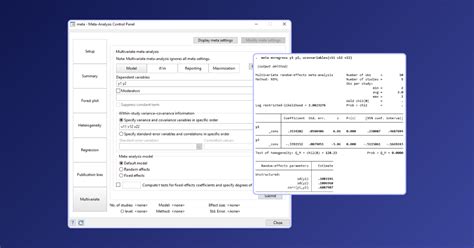In The Spotlight Multivariate Meta Analysis Stata News