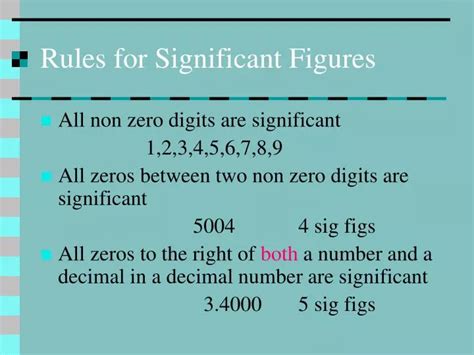 Ppt Rules For Significant Figures Powerpoint Presentation Free Download Id 5572984