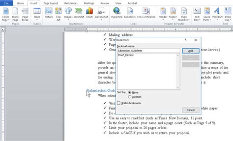 Creating A Cross Reference In Microsoft Word Skillforge