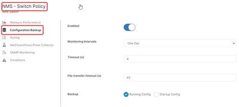 Backup Configuration NinjaOne