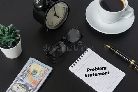 Problem Statement Is Shown Using The Text Stock Image Image Of Finance Education 297560201
