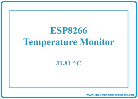 Wifi Temperature Monitor With Esp8266 And Ds18b20 The Engineering