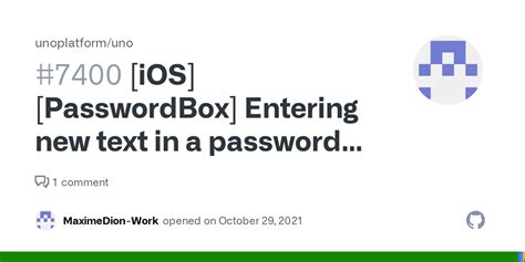 Ios Passwordbox Entering New Text In A Password Box After Pushing The Reveal Button Delete