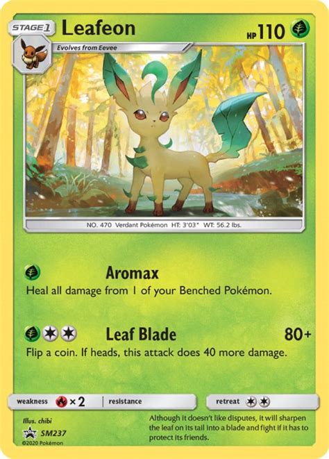 Leafeon Sm237 Wert Bild And Seltenheit Pokemonkarte De