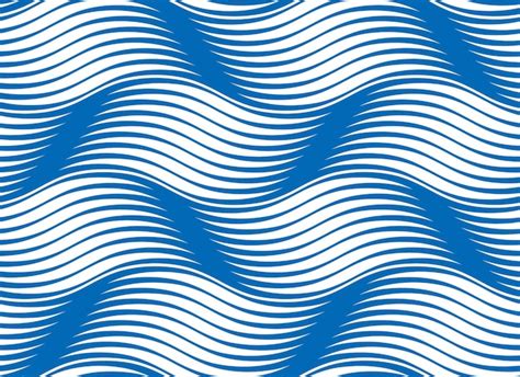 Premium Vector Water Waves Seamless Pattern Vector Curve Lines