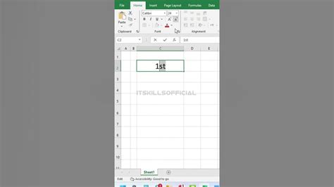 Excel Superscript Excelvideos Exceltutorial Youtube